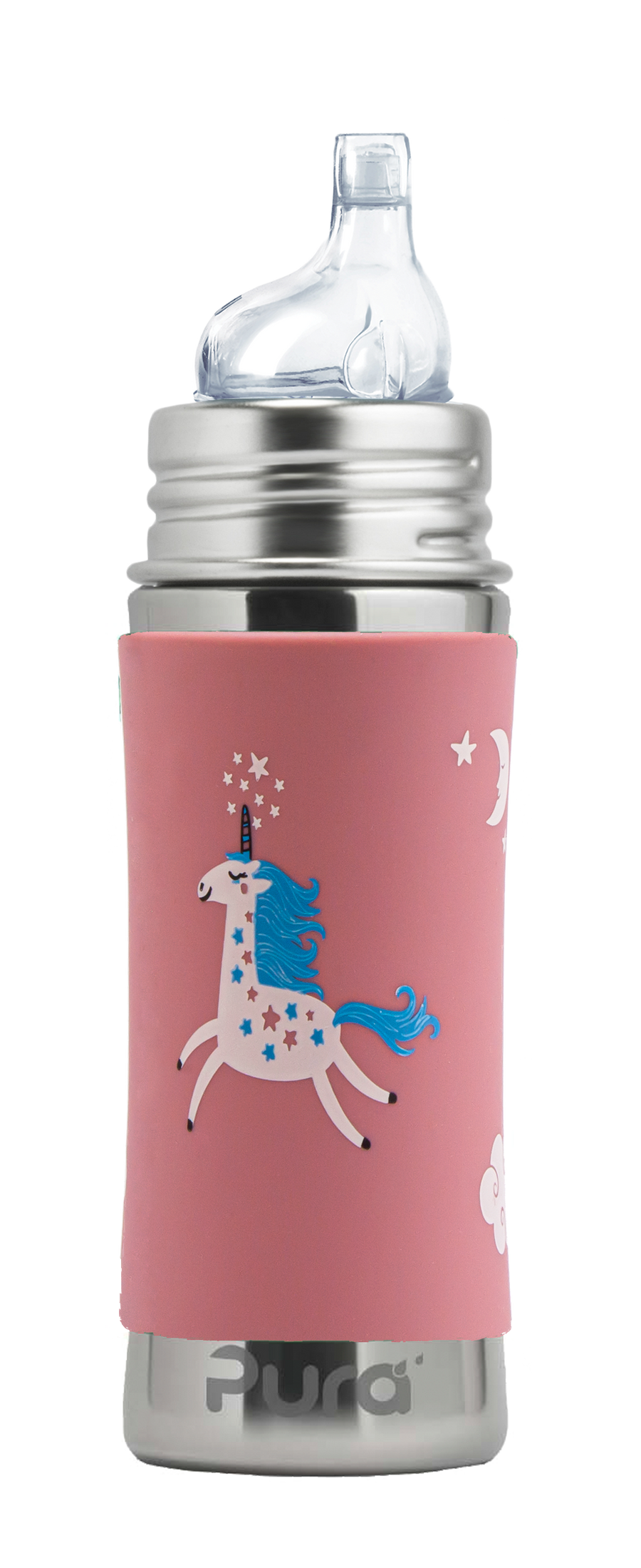 Stainless Steel Sippy Bottle | Pura Stainless