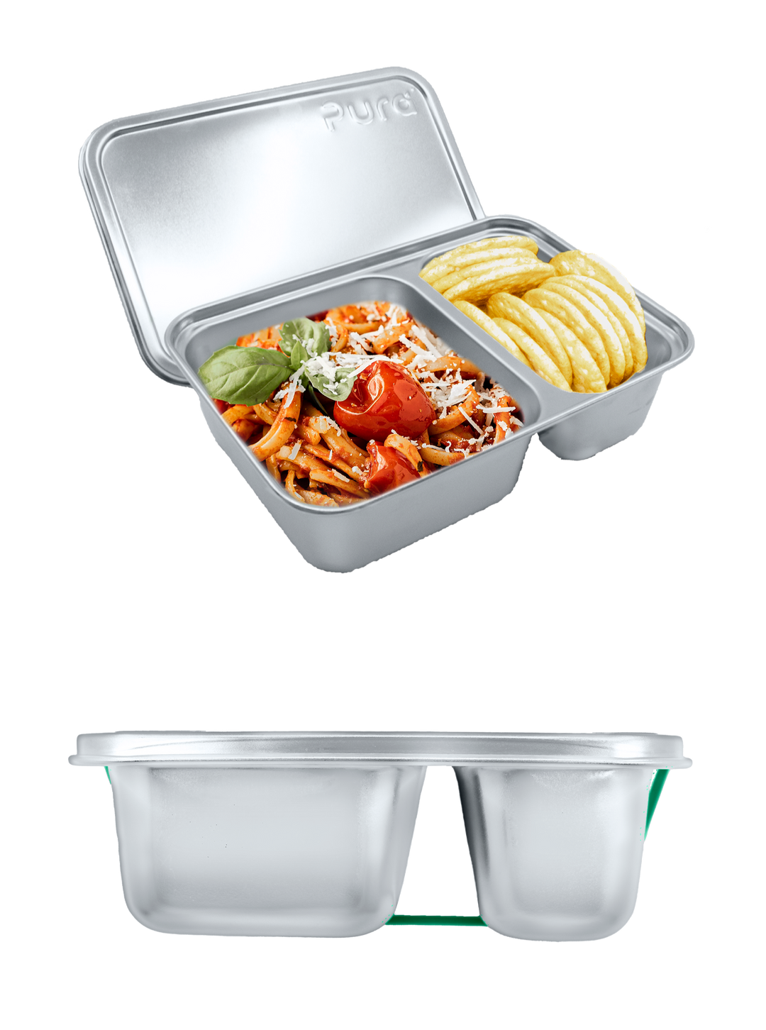 Stainless Steel Lunch Boxes | 100% Plastic Free – Pura