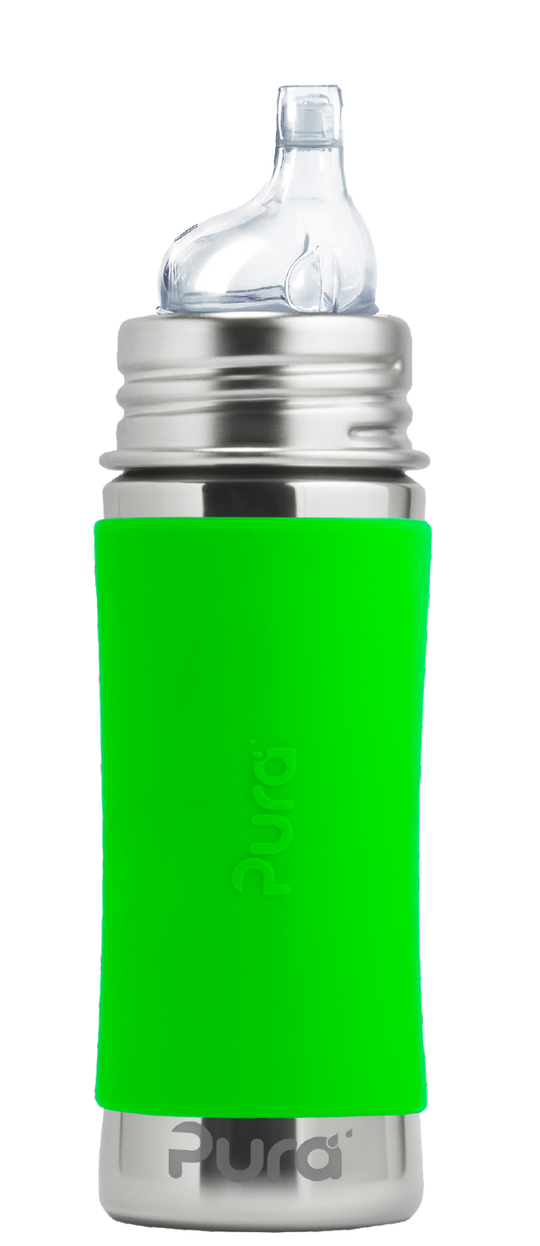 Stainless Steel Sippy Bottle | Pura Stainless