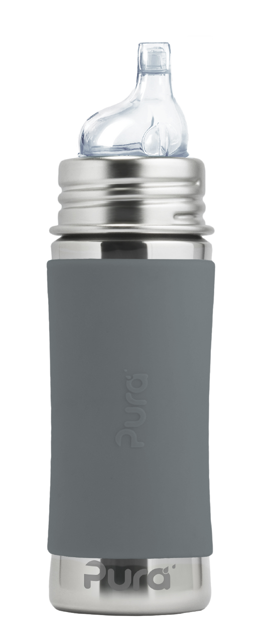 Stainless Steel Sippy Bottle | Pura Stainless